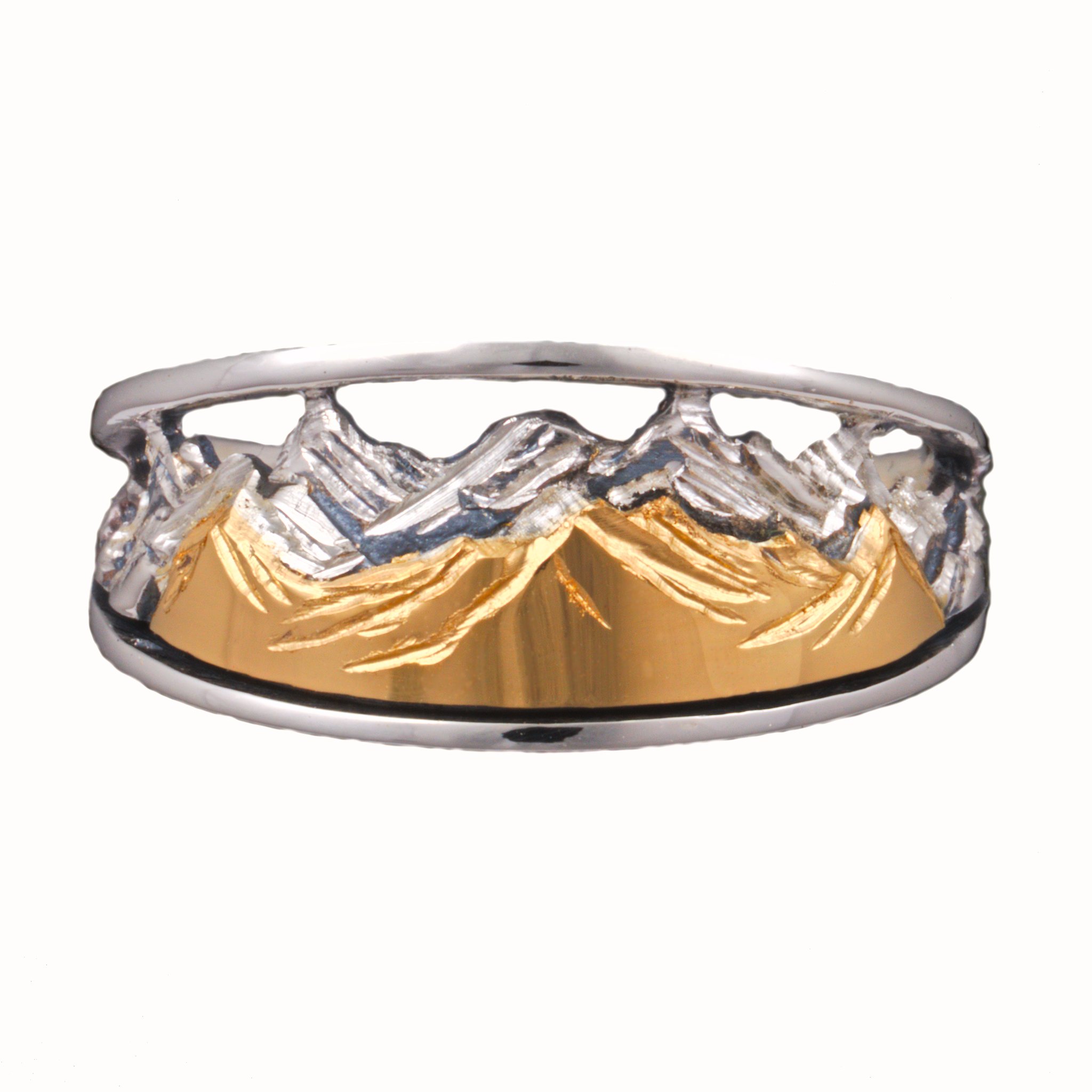 Tapered Mountain Ring - Ouray Silversmiths