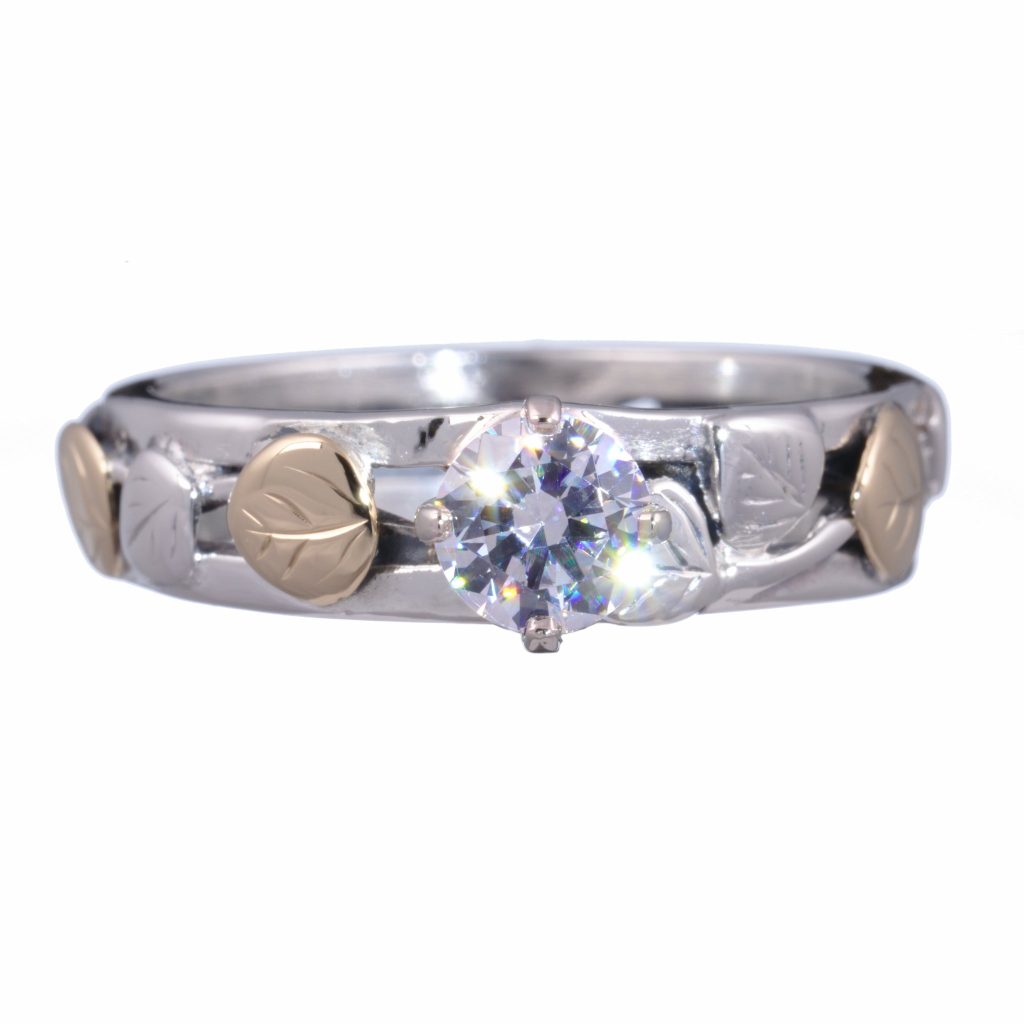 Open Aspen Engagement Ring - Ouray Silversmiths