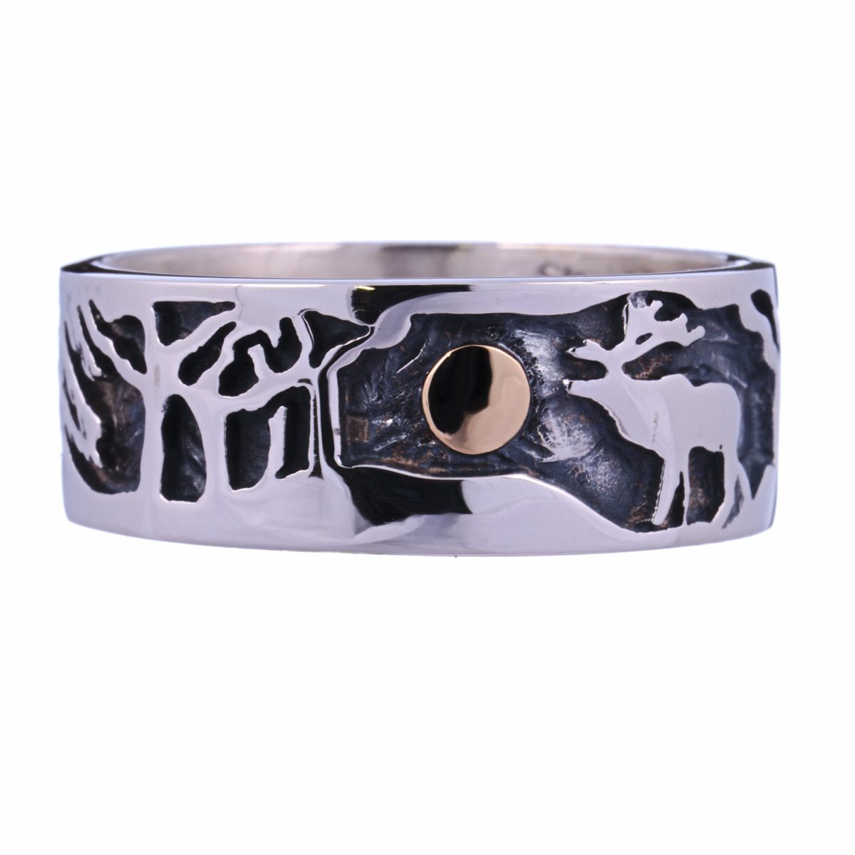 Elk Story Ring - Ouray Silversmiths